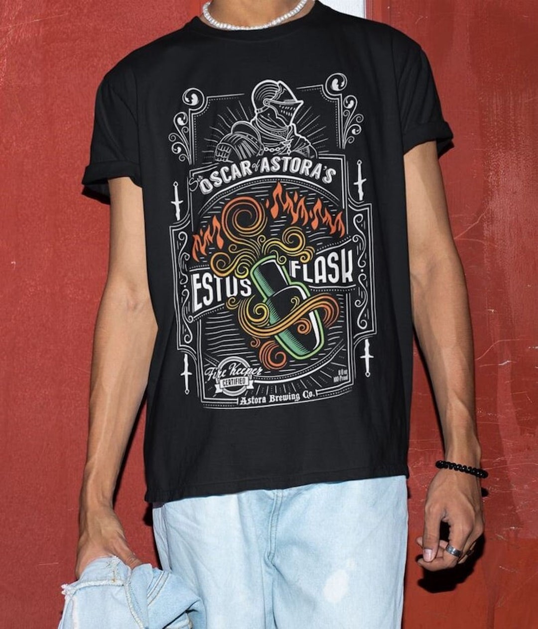 Fantasy Warrior Inspired T-shirt, Videogame Tee - Etsy