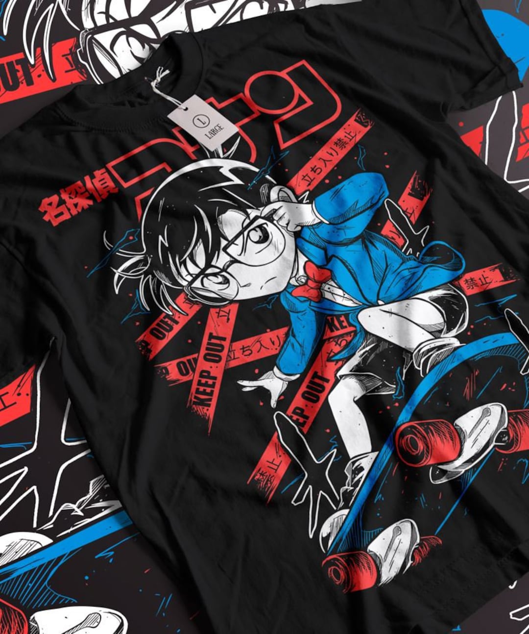 Detective Conan T-shirt Detective Conan,detective,anime Tee,case Closed ...
