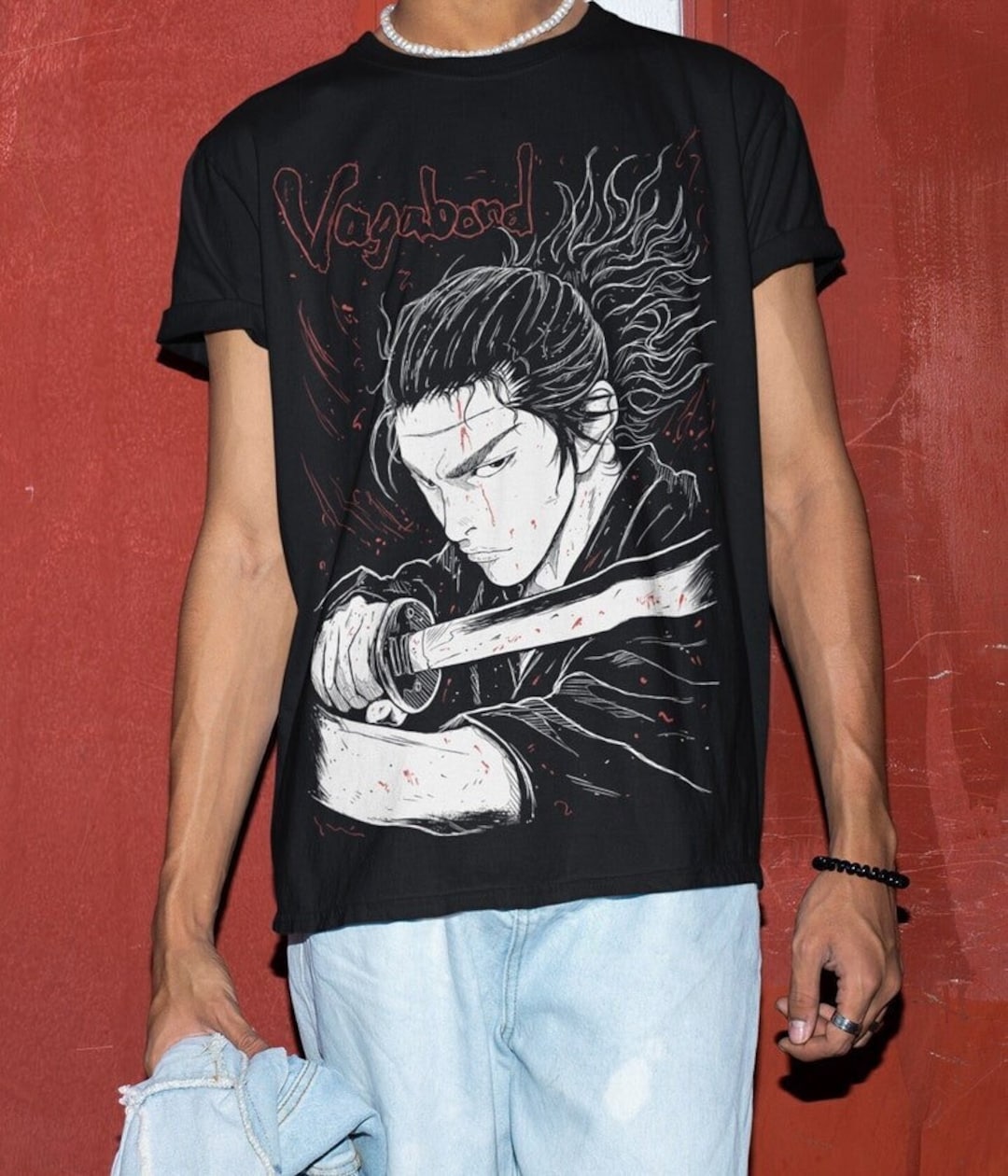 Vagabond Shirt, Musashi Miyamoto, Matahachi Honiden, Anime Shirt ...