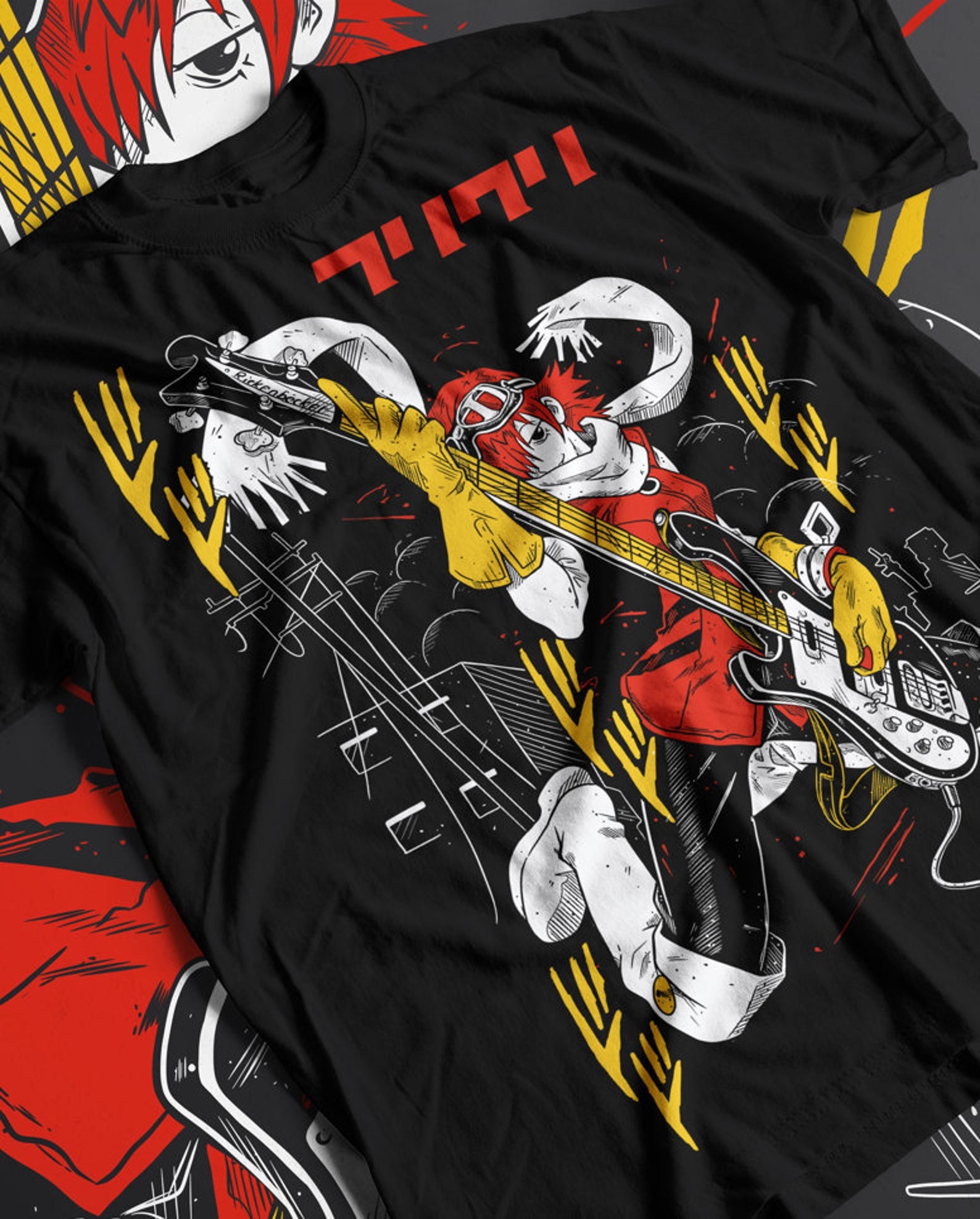 Haruko Haruhara Anime Shirt - FLCL Fooly Cooly Unisex Tee - Etsy