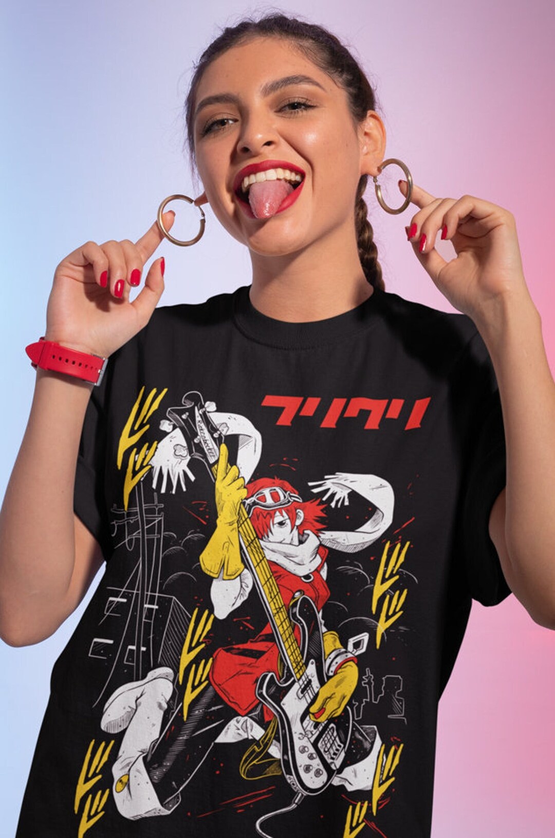 Unisex, Haruko Haruhara Shirt flcl Shirt,flcl Tshirt,flcl T Shirt,fooly ...