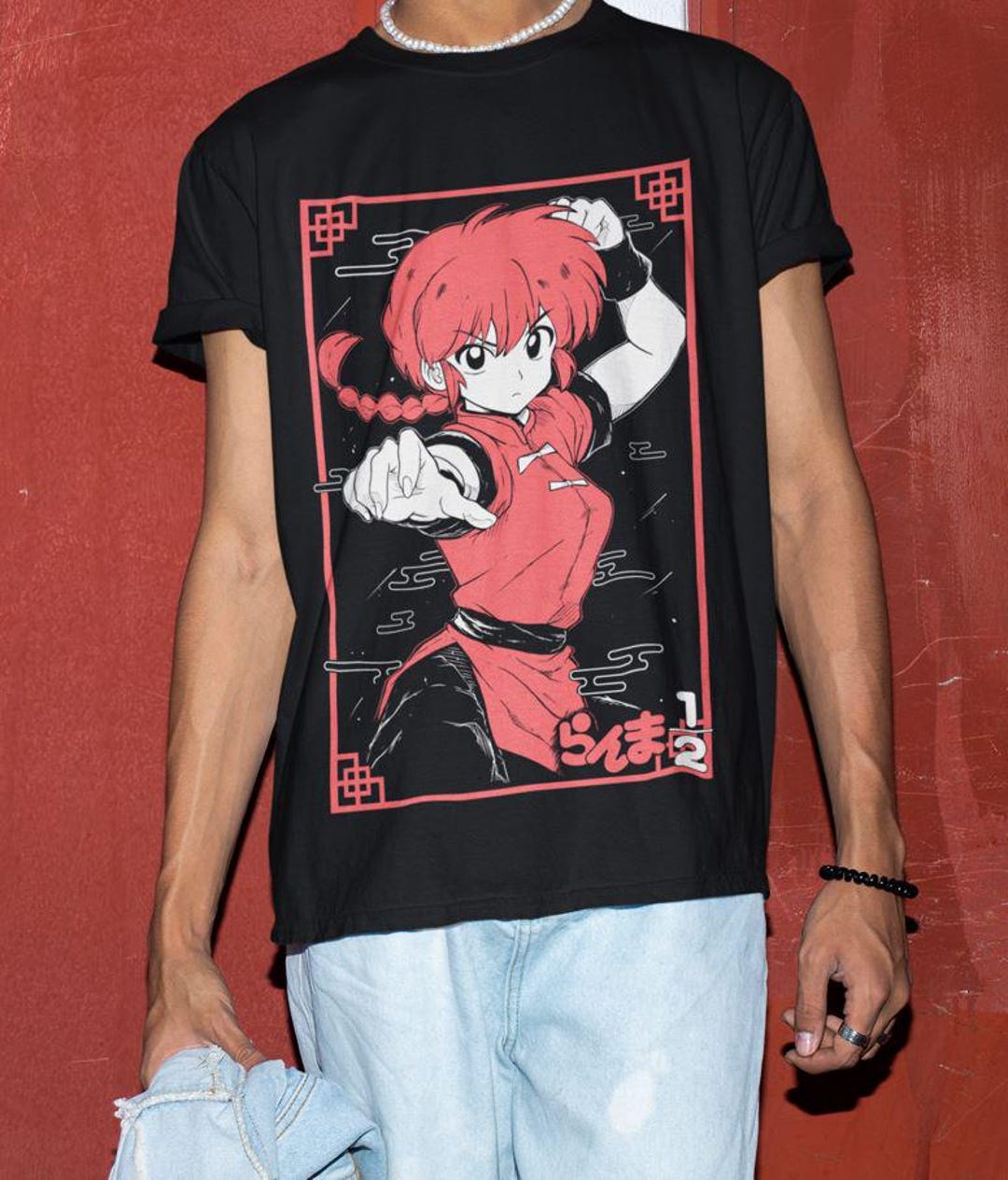 Unisex Ranma Saotome Anime T-shirt, Genma Panda Manga Shirt - Etsy