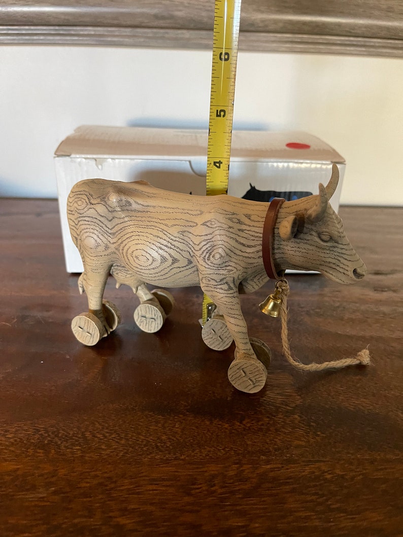 Cow Parade Cow Pull Toy Figurine - Etsy