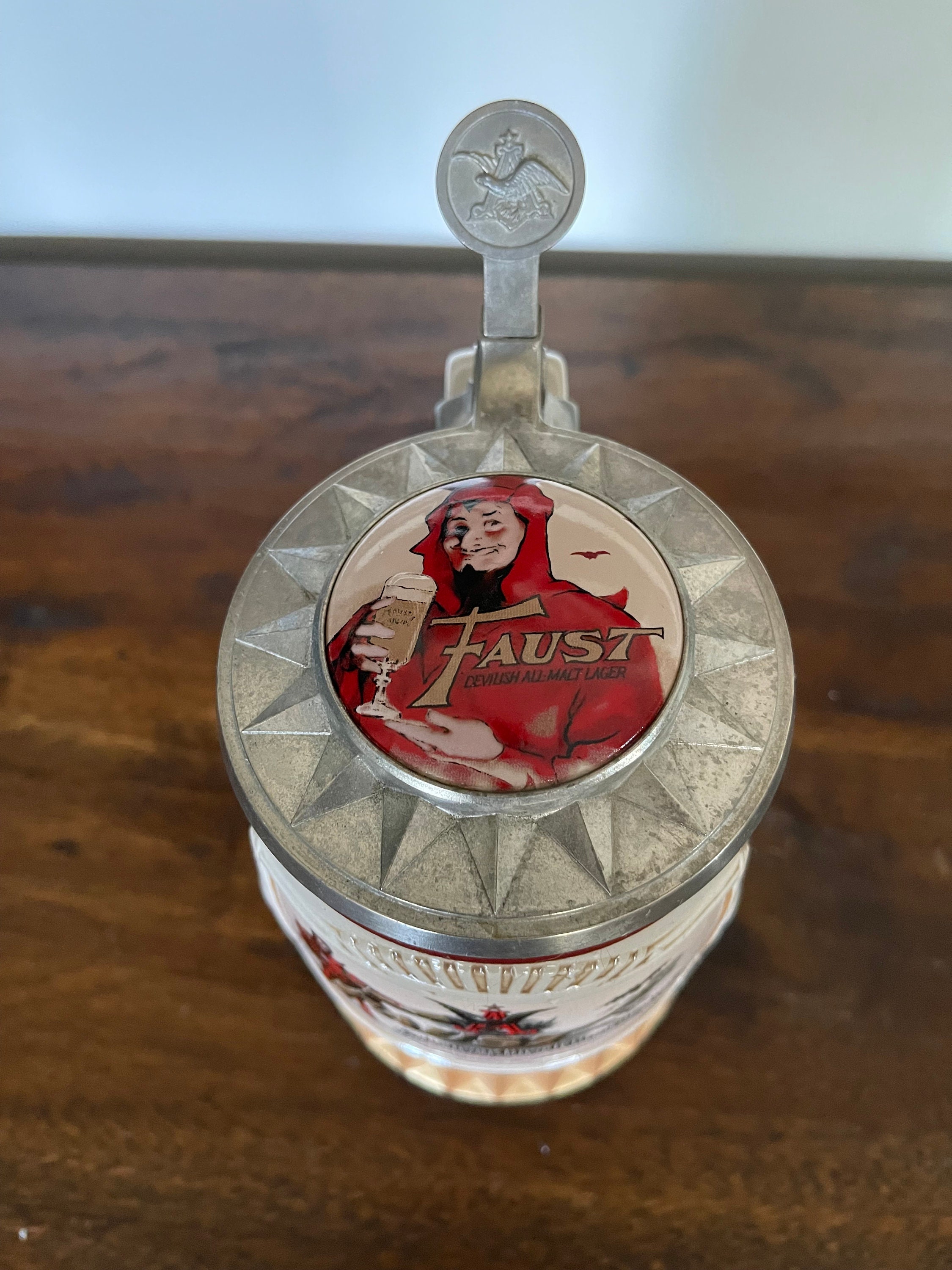 Anheuser-busch Lidded Stein - Etsy