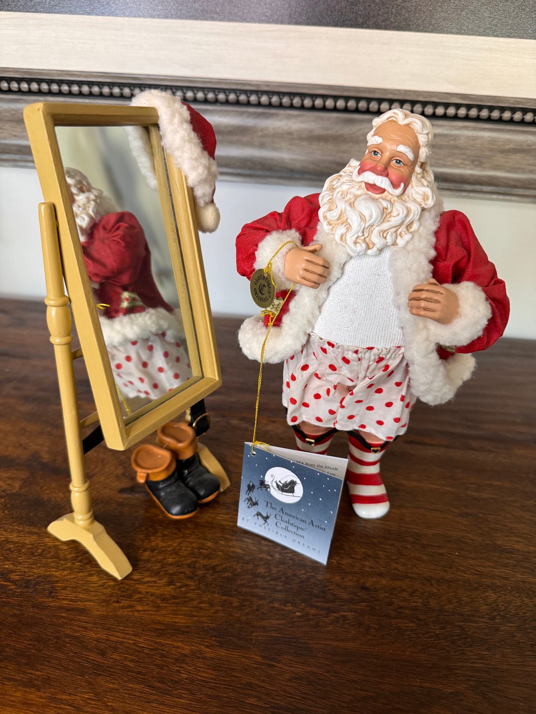 Possible Dreams Clothtique “dress Rehearsal” Santa - Etsy