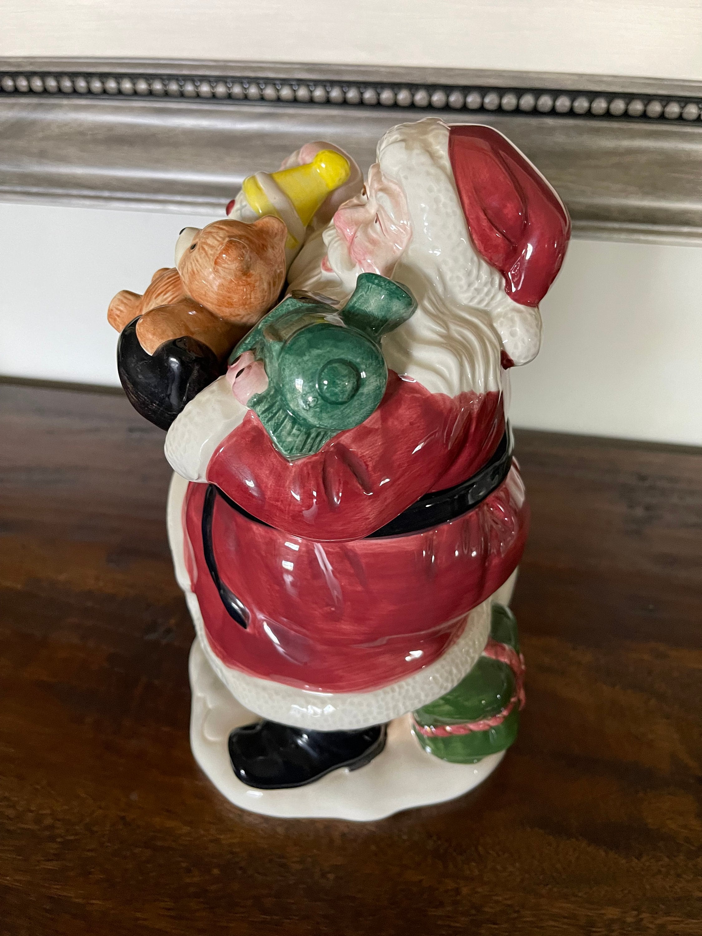 Vintage Fitz and Floyd Santa Cookie Jar - Etsy