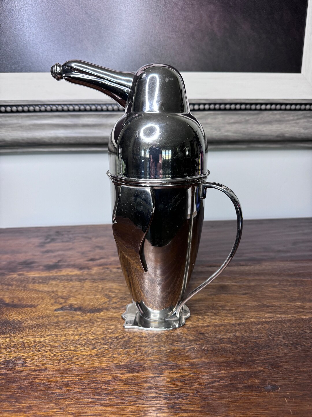 Vintage Penguin Cocktail Shaker And Pourer Etsy