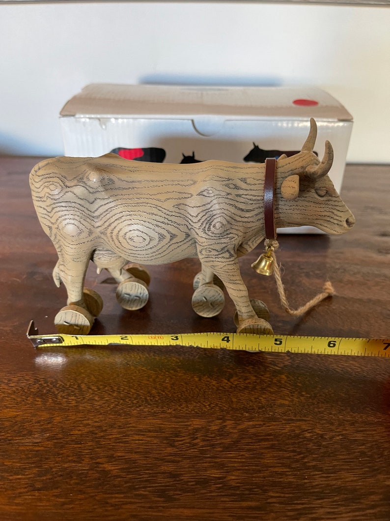Cow Parade Cow Pull Toy Figurine - Etsy