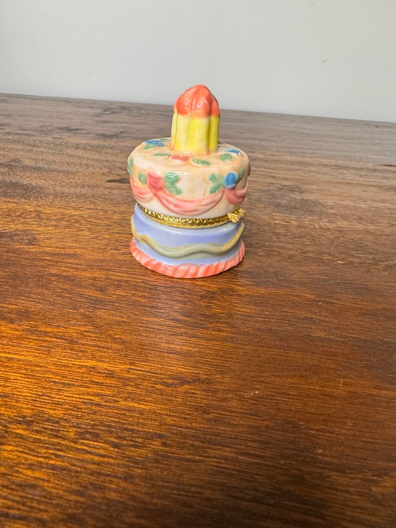 Mini Birthday Cake Trinket Box - Etsy