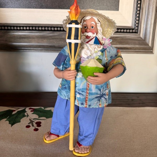 Tropical Santa - Etsy
