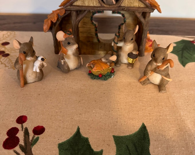Fitz and Floyd Charming Tails Nativity Scene - Etsy