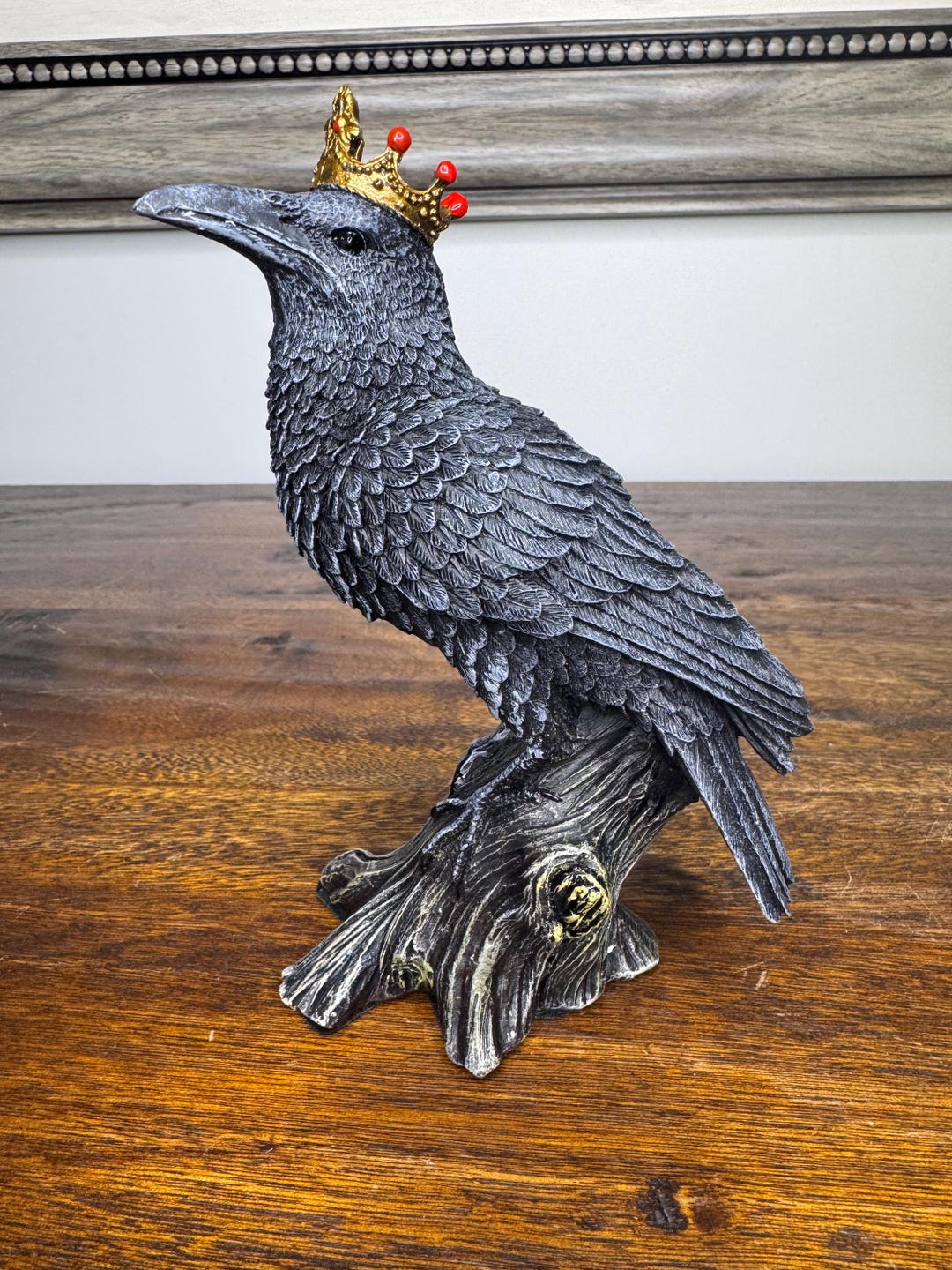 NIB Crowned Raven Figurine - Etsy