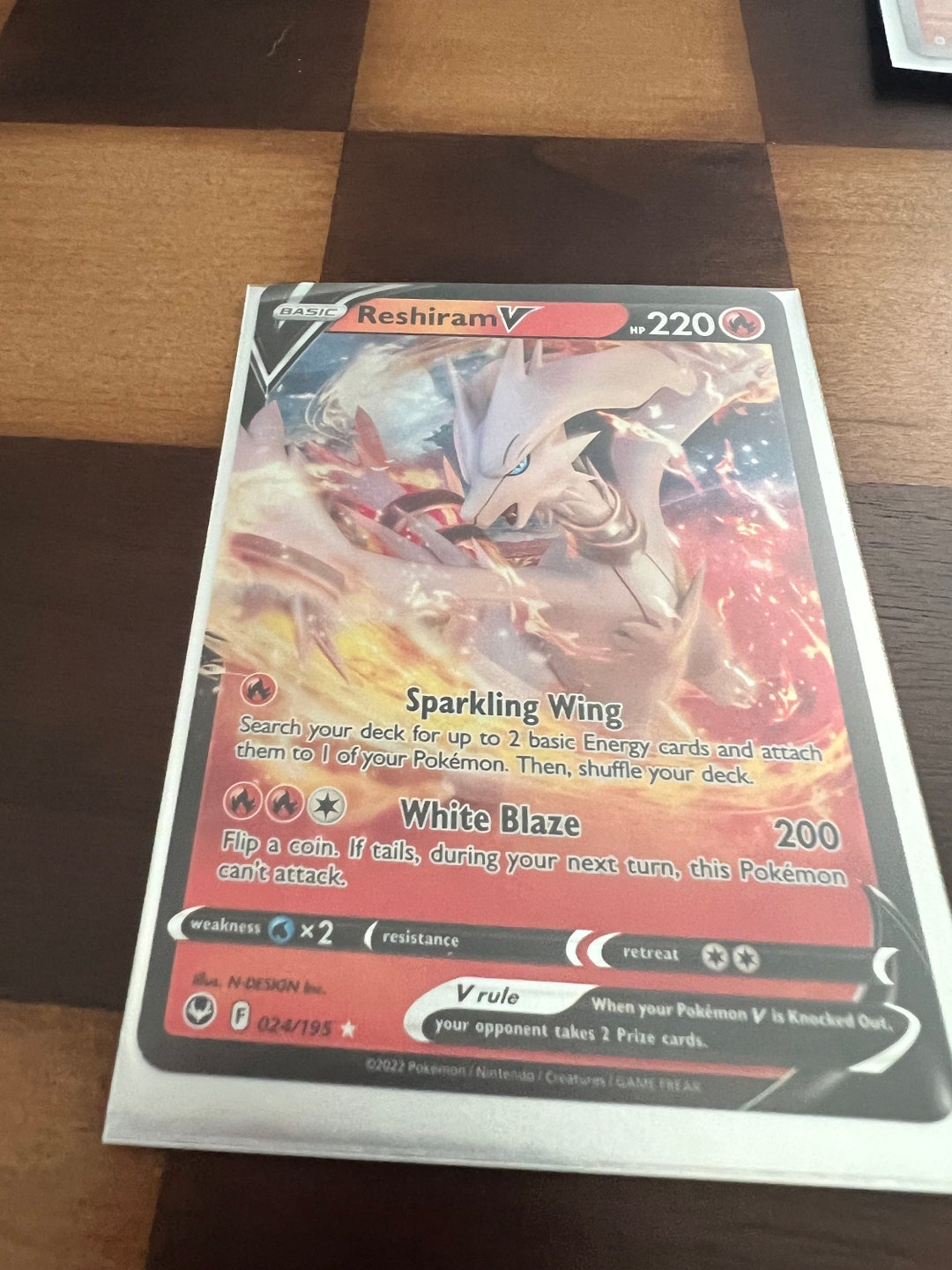 Basic Reshiram V - Etsy