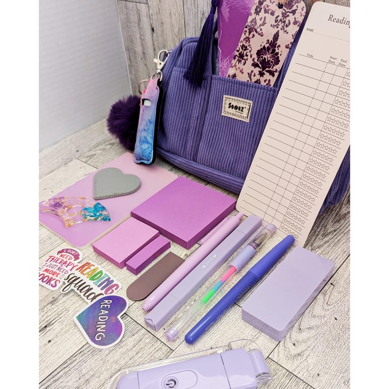 Purple Journal Bundle, Journal Bundle, Bookish Journal Bundle ...