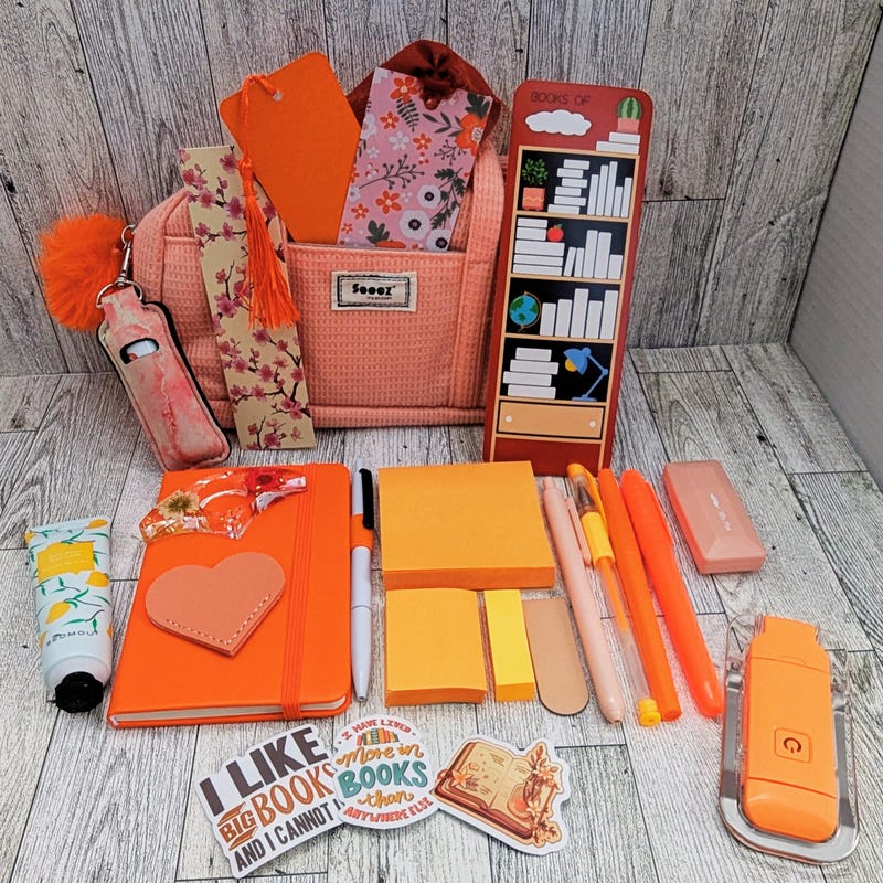 Orange Journal - Etsy