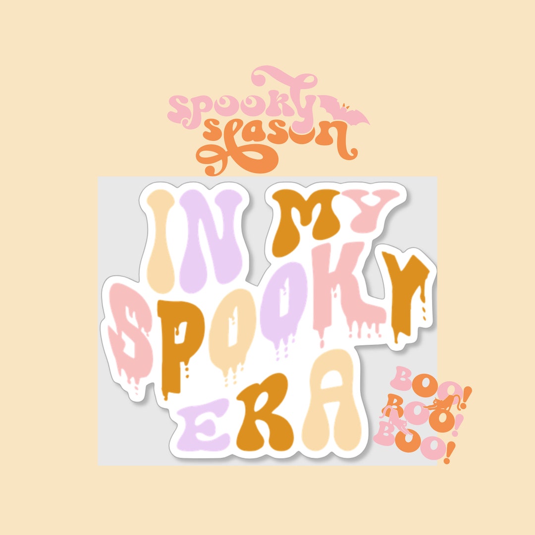 STICKER/DECAL, in My Spooky Era, Spooky Era Sticker, Spooky Era, Spooky ...