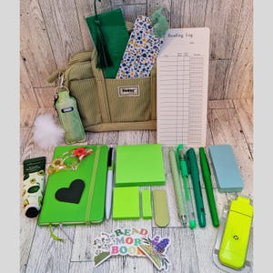 Green Journal Bundle., Journal Bundle, Bookish Journal Bundle ...