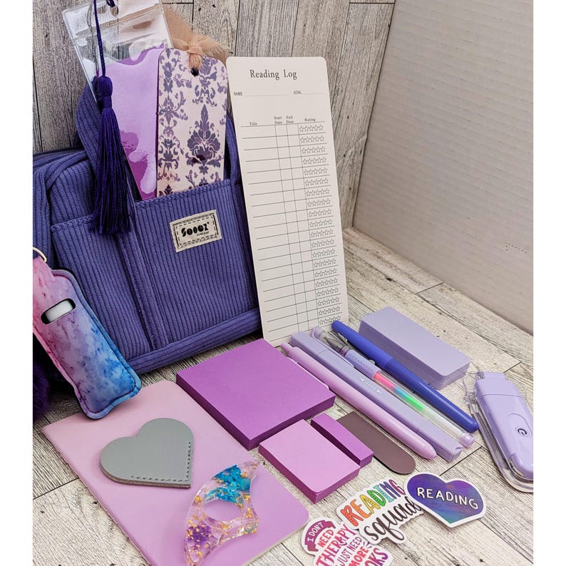 Purple Journal Bundle, Journal Bundle, Bookish Journal Bundle ...