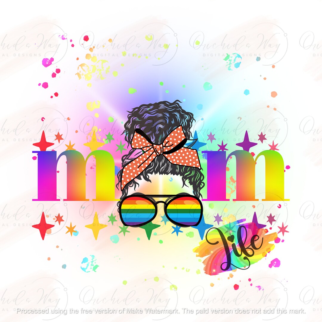 Rainbow Mom Life|rainbows|mom Life Sticker|fun Mom|mom Life Png|mom ...