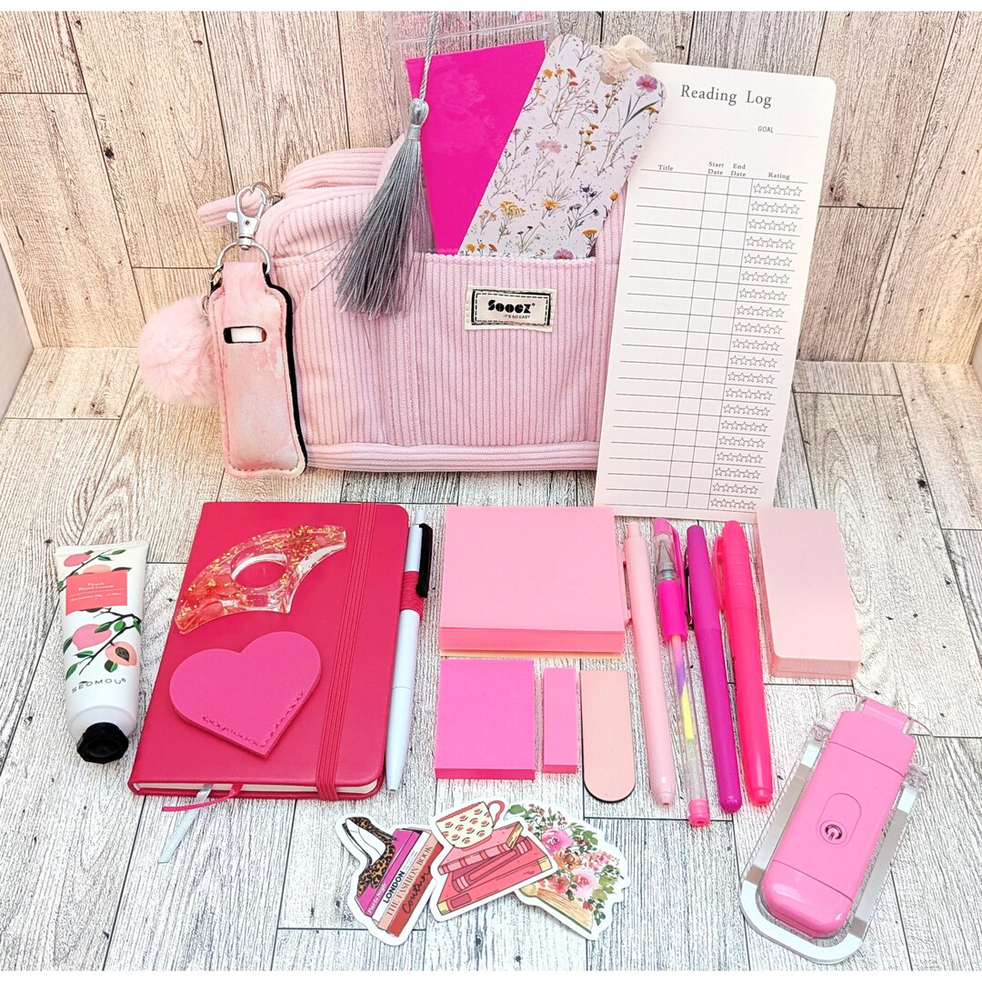 Pink Journal Bundle, Journal Bundle, Bookish Journal Bundle, Journaling ...