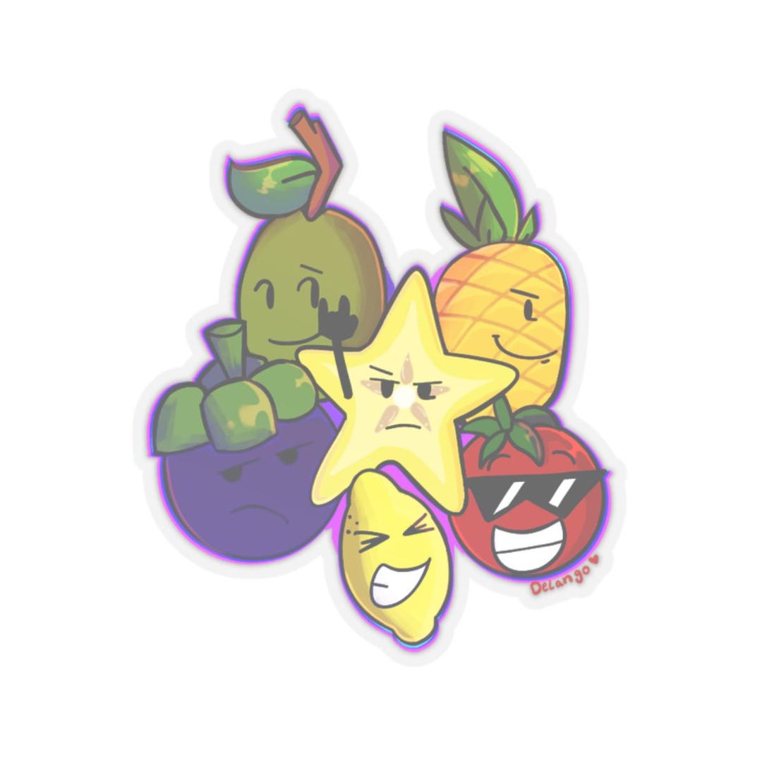 Spoiled Lemon Kiss-cut Sticker - Inanimate Insanity 2 - Object Shows - Etsy