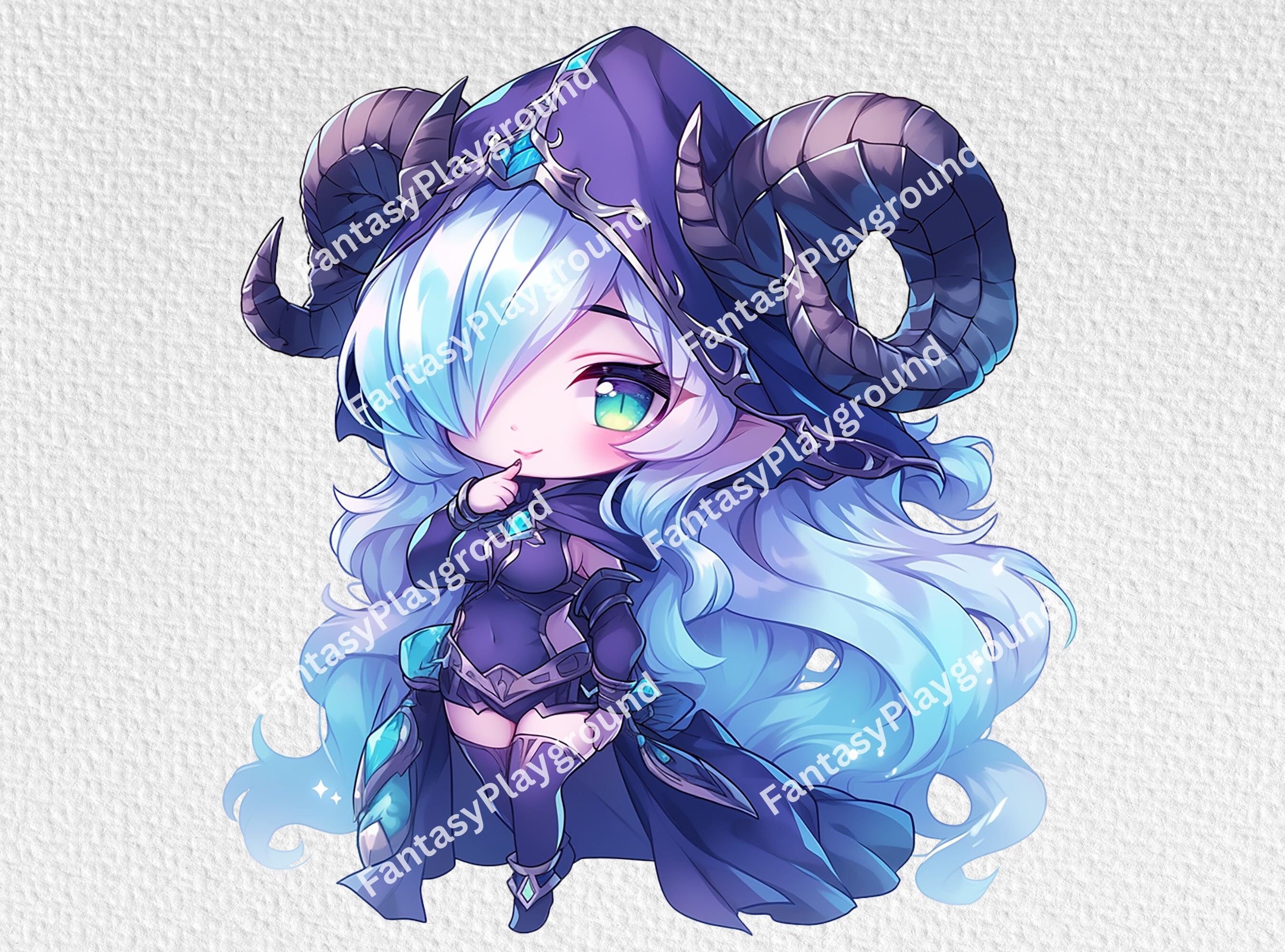 Fantasy Chibi Clipart Bundle - Swords, Magic, and Fun! - 20 Transparent ...