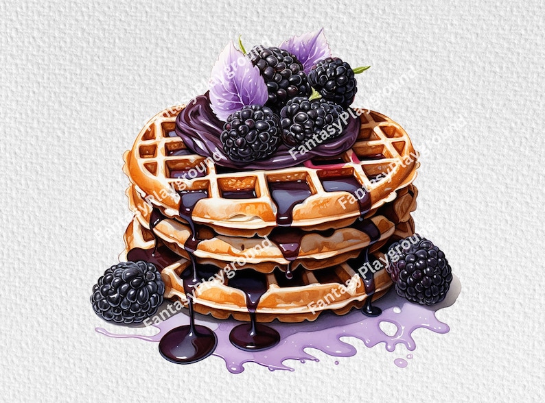 Goth Style Food Clipart Bundle Dark Watercolor Gothic Delicacies 16 ...