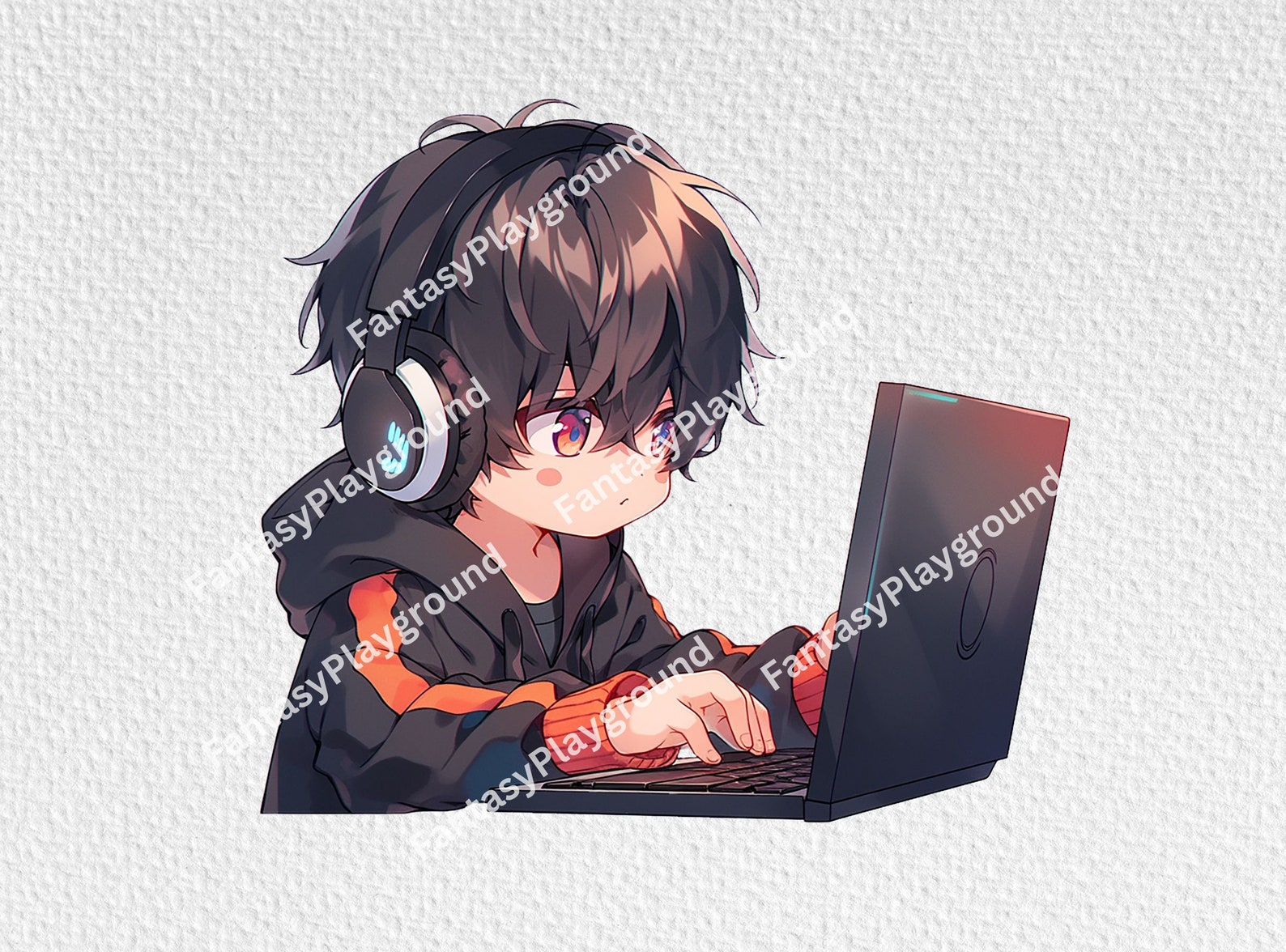 Chibi Gamers Clipart Bundle - Kawaii and Competitive Streamers! - 30 ...