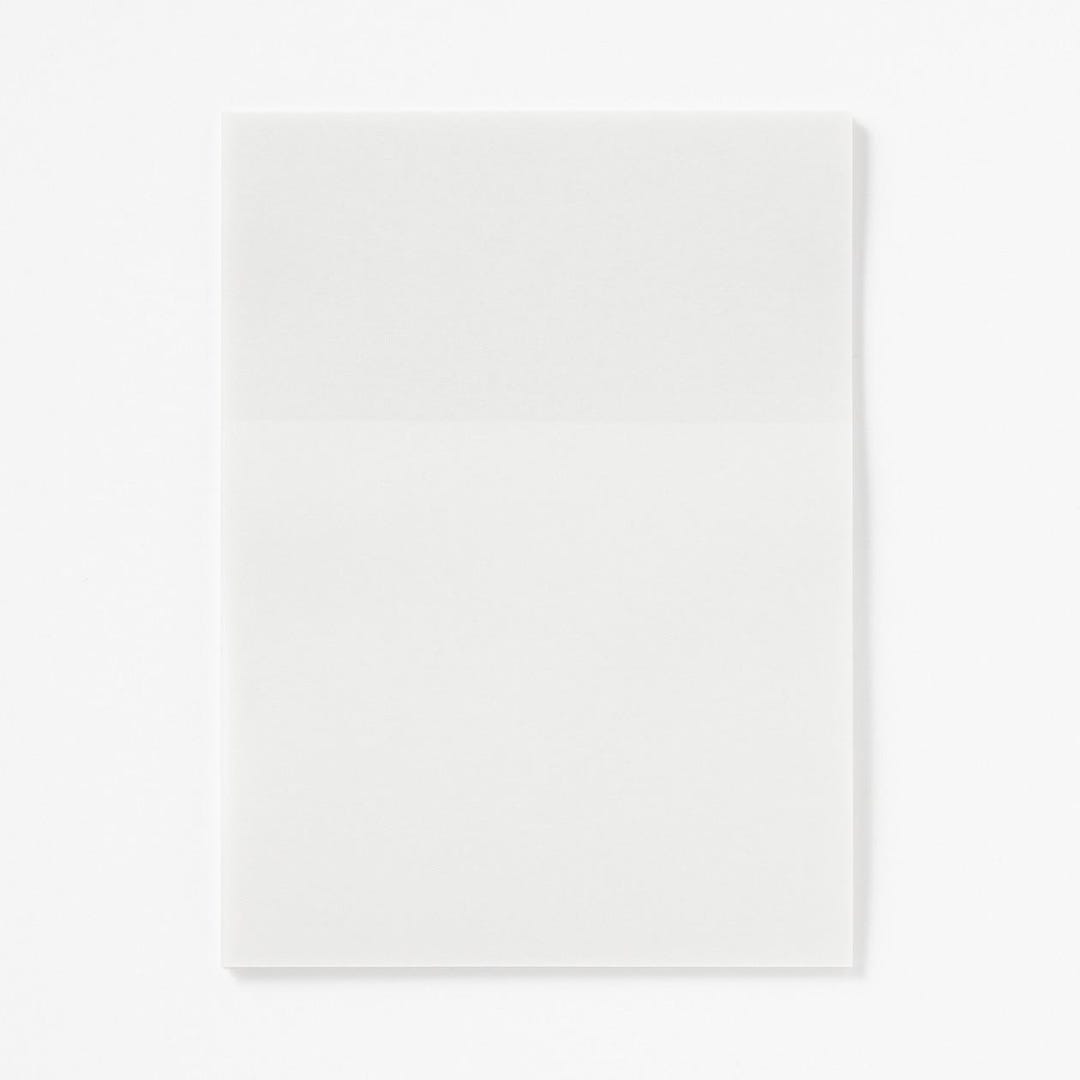 MUJI Clear Sticky Notes – Translucent & Writable | 20 Sheets | Made in ...