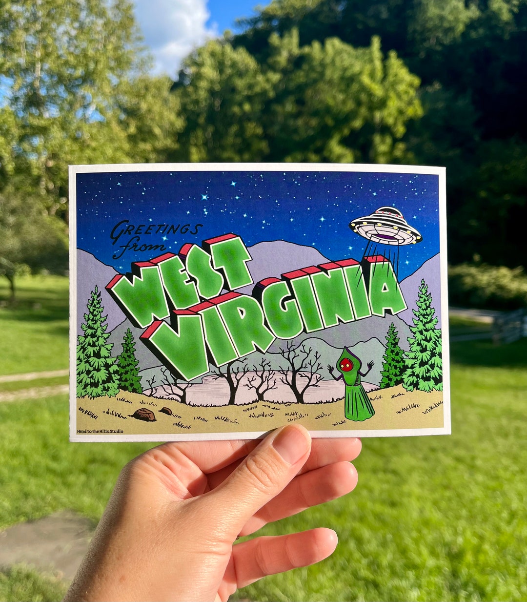 Flatwoods Monster From Braxton County West Virginia 5 by 7 in Postcards ...