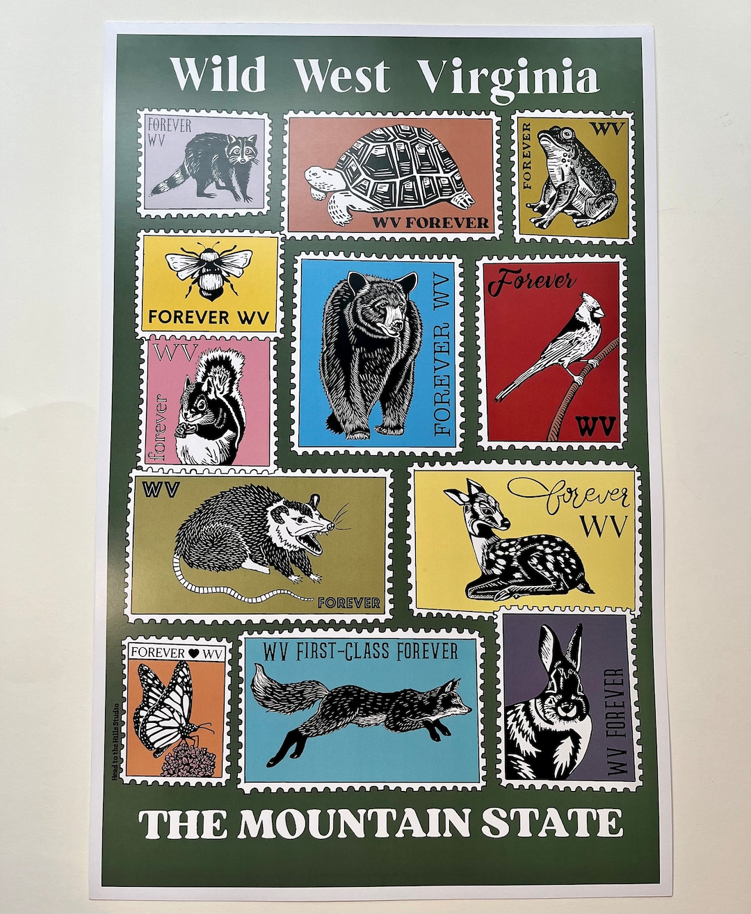 Wild West Virginia Poster - Etsy