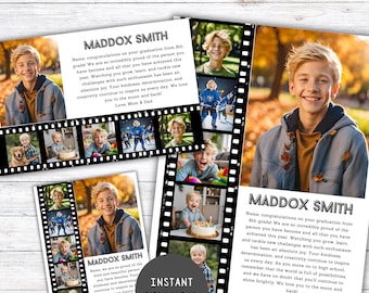 Half Page Yearbook Ad Template for Elementary Middle School, Buyer ...