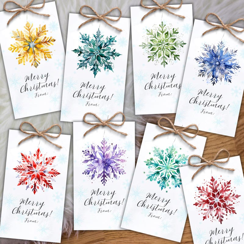 Snowflake Gift Tags - 60+ Gift Ideas for 2026
