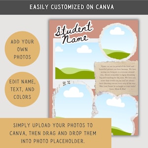 Elementary School Yearbook Ad Template, Editable Full Page Yearbook Ad ...