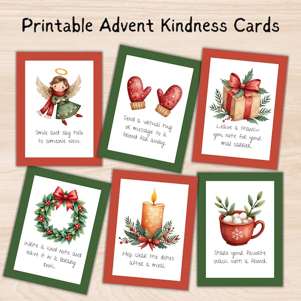 Advent Cards - Etsy