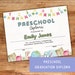 Editable Preschool Graduation Diploma Canva, Printable Graduation ...