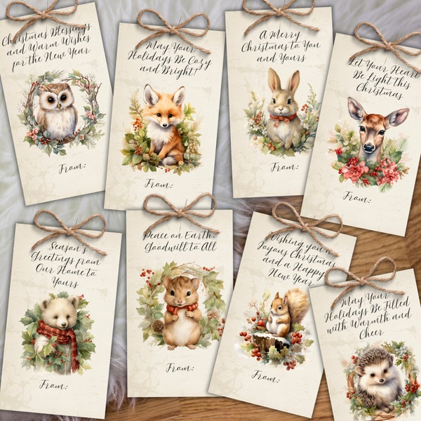 Woodland Gift Tags - 60+ Gift Ideas for 2025