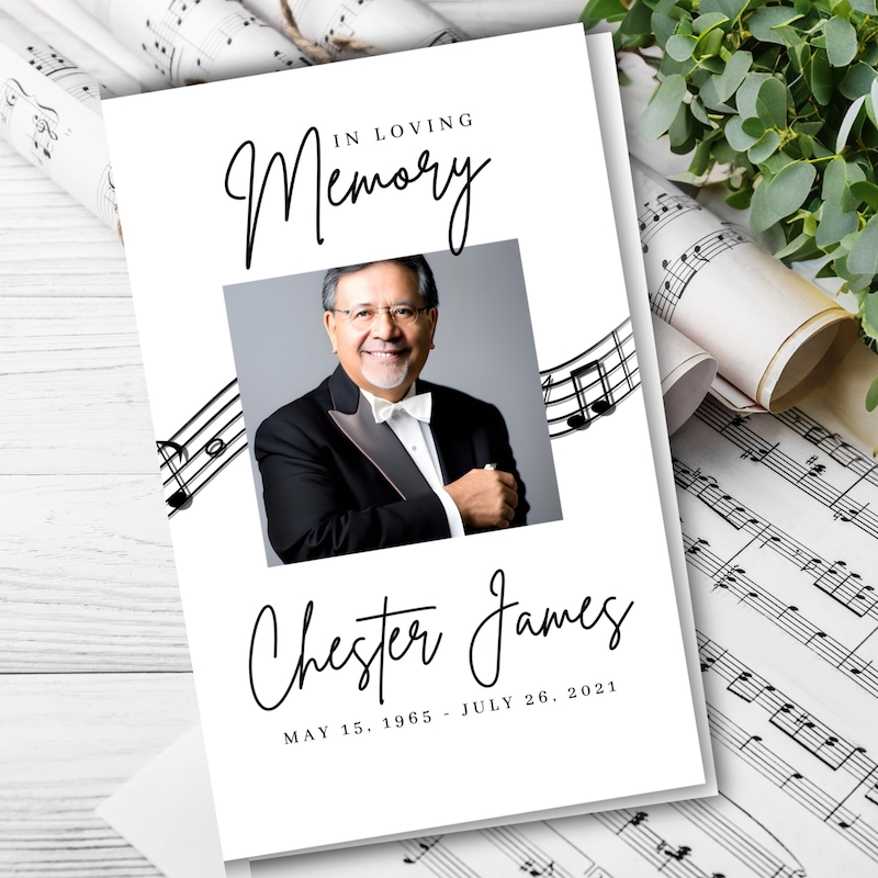 Funeral Program - Etsy