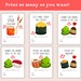 Sushi Valentines Cards Printable, Sushi Pun Valentine's Day Cards ...