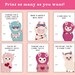 Printable Llama Valentines Day Card, Funny Pun Valentine Cards for Kids ...