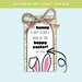 Editable Easter Gift Tag for Friend, Printable Tags for Classroom Treat ...
