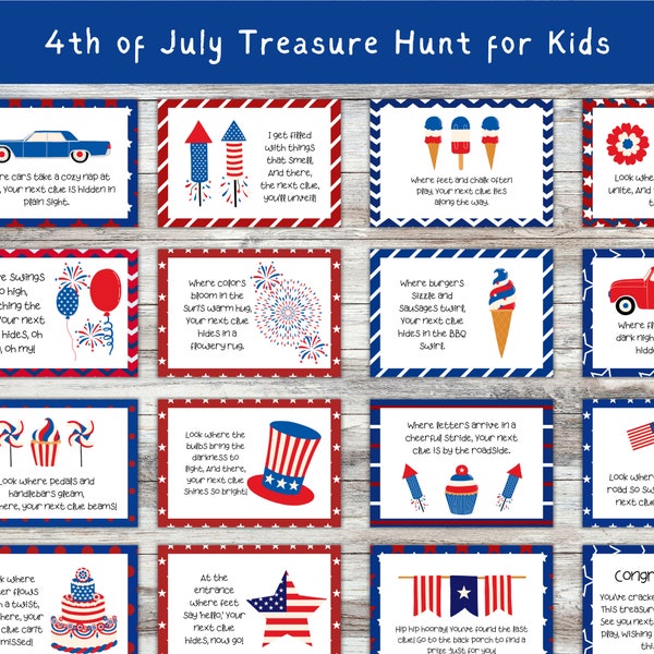 Fourth of July Printable - Etsy