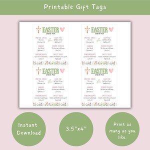 Easter Story Snack Mix Printable Tag, Religious Easter Activities ...