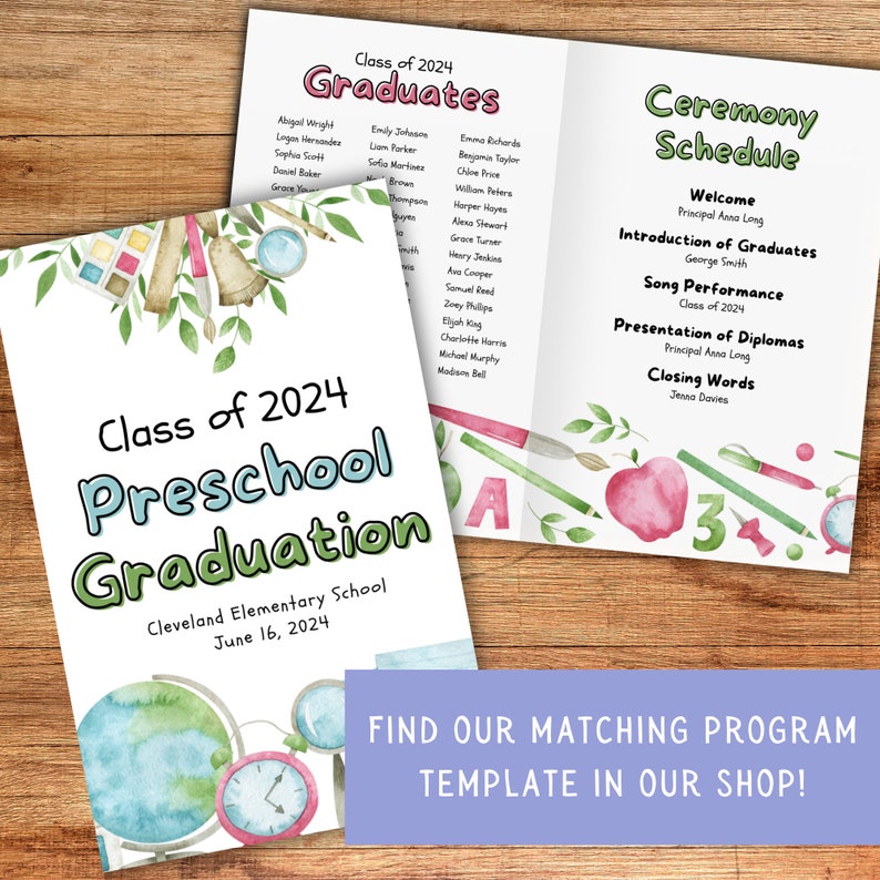 Editable Preschool Graduation Diploma Canva, Printable Graduation ...
