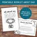 All About Dad Printable Book for Fathers Day Gift Idea Activity Book ...