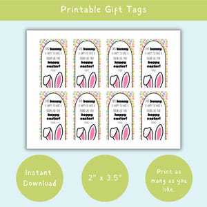 Editable Easter Gift Tag for Friend, Printable Tags for Classroom Treat ...