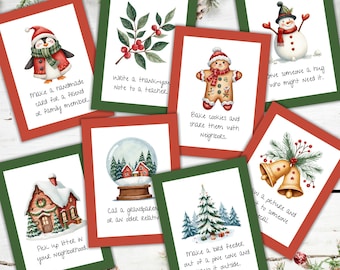 Kids Advent/christmas Acts of Kindness - Etsy