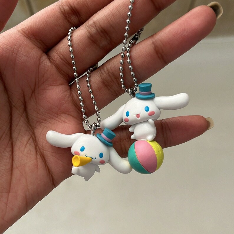 Sanrio Cinnamoroll Pastel Circus Figurine Keychains Hello Kitty Cute ...