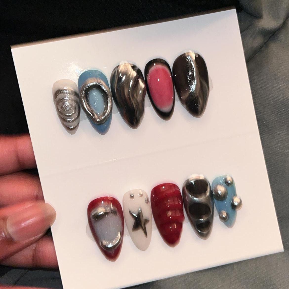 Stray Kids ATE Press on Nails | Handmade Press on Nails | Skz | Skzoo ...