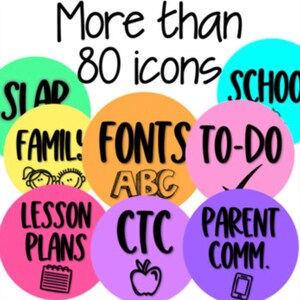 Teacher Desktop Wallpaper and Folder Icons - Etsy